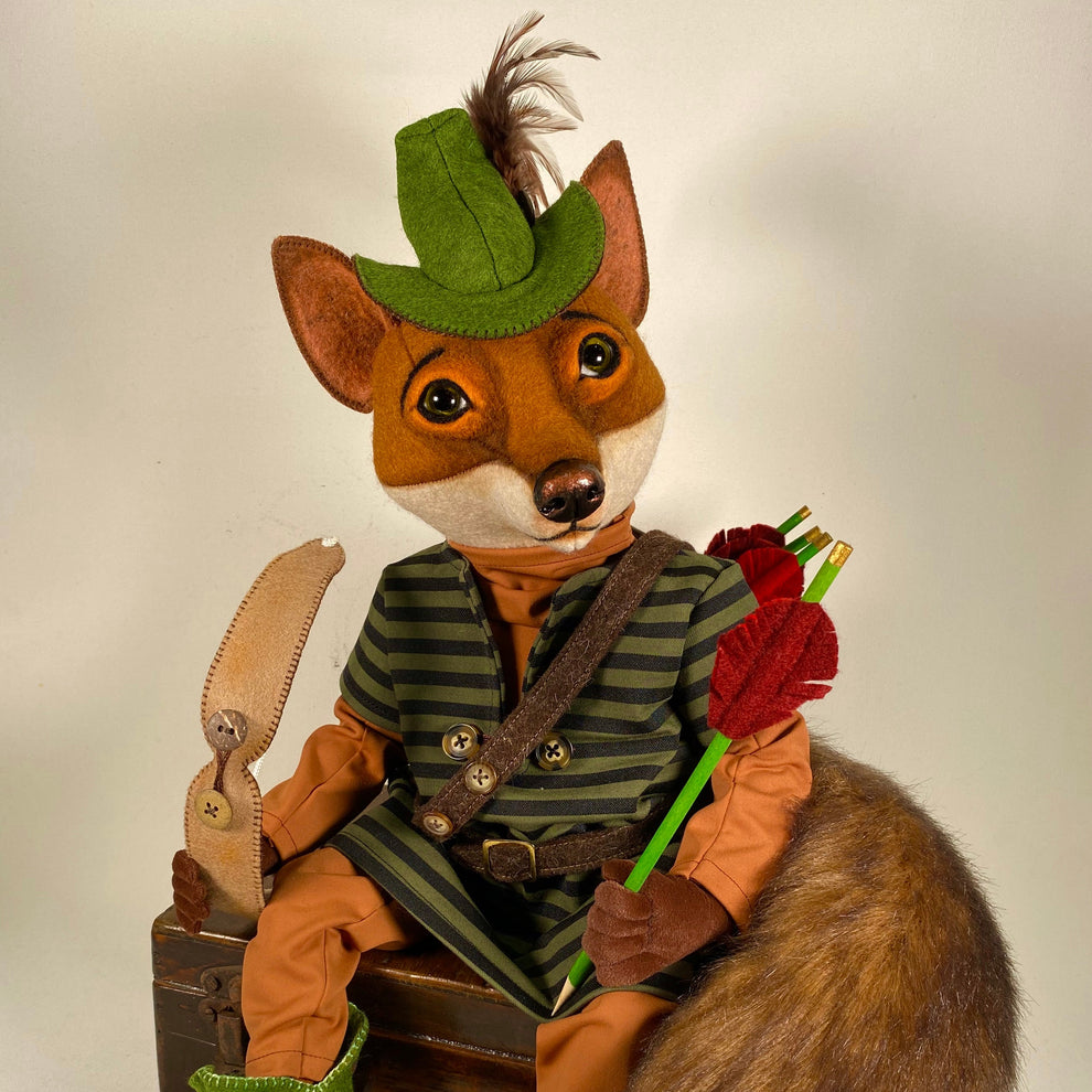 Robin Hood Art Doll PDF Pattern Approx 30cm Seated – Lisa Pay